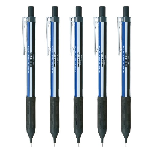 トンボ鉛筆 シャープペン モノグラフライト 0.5mm MONOカラー 5本 SH-MGL01-5P MONO消しゴム搭載シャープペンシル「 モノグラフ 」シリーズの、エントリーモデル 【色】MONOカラー　【芯径】0.5mm 【替え消しゴ...