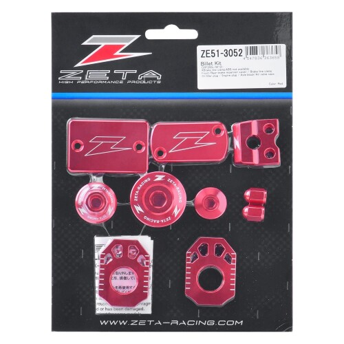 ジータレーシング(ZETA RACING) アルミビレットパーツキット CRF250L/M '12-20 レッドドレスアップ アルマイト ZE51-3052 ダートフリーク DIRTFREAK 車体のドレスアップ効果が高く、機能性のあるアル...