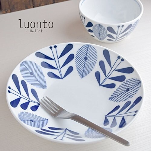 山二(Yamani) やまに luonto-ルオント- 22cmパスタプレート(カレー皿) 3615022 サイズ:幅/約22.5 x 22.5cm 高さ/約4.8cm(商品ごとに誤差があります) 素材:軽量白磁器・日本製/美濃焼 電子レン...