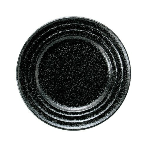 YAMATSU STANDARD (Linea 17cm副菜皿) 小皿 取り皿 おやつ 食洗機 電子レンジ 陶磁器 業務用OK 軽い ブラック(黒耀) OC29 [製造元]:山津製陶株式会社 [掲載カタログ]STANDARD(スタンダード)...