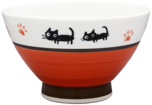 波佐見焼 くらわんか碗 ねこちゃん レッド 505569 サイズ:約直径11.5×高さ6.8cm 素材:磁器 生産国:日本 波佐見焼は長崎県東彼杵郡波佐見町で焼かれる陶磁器のこと。 長崎県波佐見町は佐賀県有田町に隣接し、有田焼と同様400年...