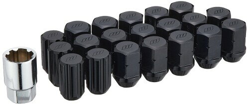 WORK(ワーク) 軽量ロックナットセット RSナット ブラック 21HEX M12×P1.25 全長34mmWORKRSNUT-BK125 フクロナット16個/ロックナット4個/ロックアダプター1個 ナット天面にWORKマーク刻印有り。 ...
