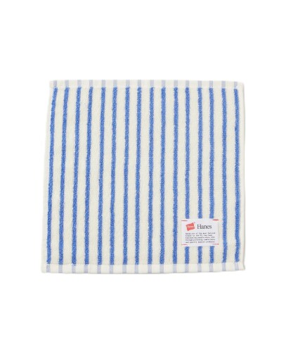 Hanes(ヘインズ) パッケージ入りバイカラー＆ストライプミニタオルセット 2枚セット タオル やわらか 吸水 速乾 ミニサイズ プチギフト 贈り物 プレゼント 綿 コットン ふわふわ おしゃれ レディース メンズ コンパクト ハンドタオ...