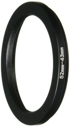 NinoLite ステップダウンリング 52mm→43mm カメラレンズ用アルミ合金製 アダプターリング(Step-Down Ring) 取り付け方: スクリュー・ねじ込み式 ( ※強く締めすぎると取り外しにくくなるのでご注意下さい。) リ...