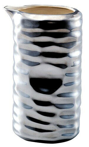 サントリーマーケティング 陶製プラチナ 水差し 900ml 158-76 本体サイズ:約口径8(最大径11.5)×高さ19.5cm 素材・材質:陶器(プラチナ加工) 生産国:日本 容量:約900ml 陶製の器にプラチナ加工を施した高級感漂う...