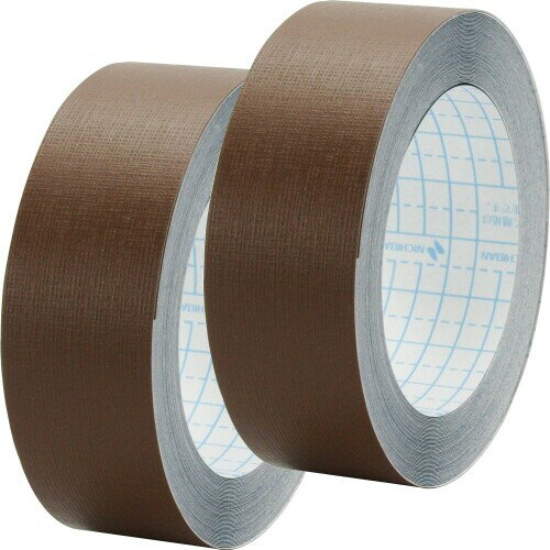 ニチバン 製本テープ 2個パック 25mm×10m BK-2518AZ2P 茶 【テープサイズ】幅25mm×10m巻 【色】茶 【入数】2個パック 【綴じ枚数】30枚まで(目安) 【粘着剤】アクリル系 【はく離紙】ノンポリラミ紙 【基材】古...