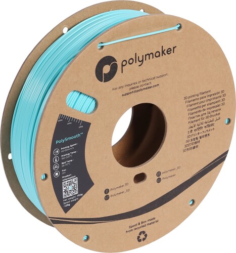 ポリメーカ(Polymaker) 3Dプリンター用PVBフィラメント PolySmooth 1.75 mm ティール 推奨プリント温度:210 ? 230 °C 推奨プリント速度: 40 ? 90 mm/s スプールサイズ: 直径 = 20...