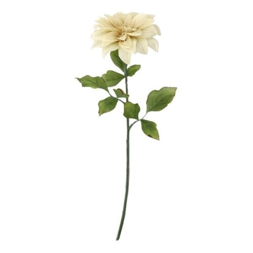 造花 シルクフラワー 『ロマノスダリア クリーム VTR411』 花径(約):16cm 長さ(約):70cm 素材:ポリエステル・ポリエチレン・ワイヤー 説明 造花 シルクフラワー 『ロマノスダリア クリーム VTR411』 手作り雑貨やイ...