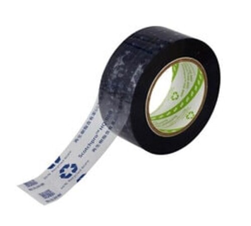 3MTM ScotchproTM 372HQ-R60P, 48 mm x 100 m, 再生樹脂含有率60%基材 OPP包装用テープ, 透明, 文字入り 粘着力:4.7N/cm引張強度:58N/cm ■再生樹脂60%含有のポリプロピレンフィ...