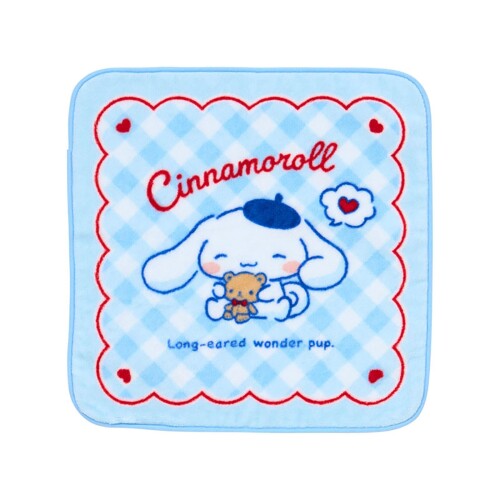 サンリオ(SANRIO) プチタオル（くまさんといっしょ） シナモロール 164283 本体サイズ:約幅25×奥行0.2×高さ25cm。主な材料・原料:綿100% 綿100%の無撚糸を使用 ※総柄デザインの部分は、商品によって柄の出方が若干...