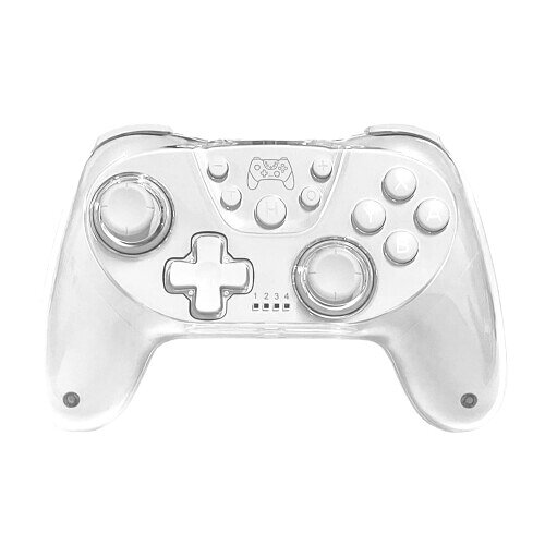 アローン(Allone) Switch2用カラフルコントローラー ホワイト 15.5×6×10.5cm Switch2／Switch／Switch Lite／有機EL対応 有線・無線どちらも可 おしゃれなクリアネス 連射機能 マクロ機能 推...