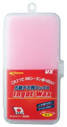 UNIX(ユニックス) インゴット ワックス(滑走万能タイプ) USB09-22 原産国:日本 容量:200g サイズ:180×95×30mm 推薦:全日本スキー連盟 じか塗り&ホットワキシング兼用。これ1つでワンシーズンOKのデカワックス...