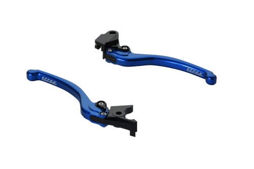 エフェックス(EFFEX) スムースフィットレバー VERSYS650/VERSYS1000/Ninja650/Z650/Z900 ABS付 (ZR900B) /Ninja ZX-25R/Z650RS ブルー 左右セット(ブレーキ/クラッチ...