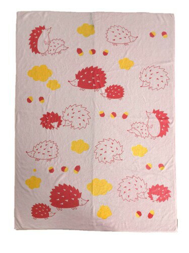 伊藤正(Itosho) お昼寝ケット ハリネズミ ピンク 85×115cm 51-85-23 お昼寝タオルケット 小さなお子様に最適 ふんわり やわらか 吸水速乾お昼寝タオルケットです かわいい はりねずみ柄 カラー ピンク サイズ 85×...