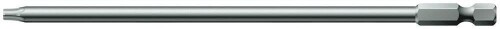 WERA ベラ トルクスネジ用 ドライバービット 差込6.35mm 刃先サイズTX30 全長152mm 060201 サイズ(mm):L152×W7×H6　重量(g):33.26　刃先サイズ(TX):30　差込(inch):1/4 丈夫で耐...