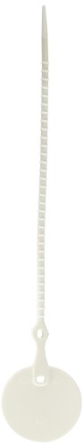 未来工業 ワンタッチカラーエフ (プラスチック製・線名札) KFY-25W(1袋20枚入) ワンタッチカラーエフ(プラスチック製・線名札) 取り付けワンタッチ 丸形 参考寸法:[ファイ]25mm 結束部長さ:100mm 商品コード20063...