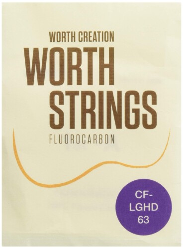 Worth Strings CF-LGHD ウクレレ弦 クリアファット Low-GHD 63インチ フロロカーボン カラー:クリア 弦長:63インチ Worth Strings CF-LGHD クリアファットゲージ Low-GHD版 CFの...