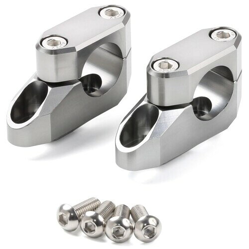 ジータレーシング(ZETA RACING) バーライズキット 大径バー(28.6mm)用 20mmオフセット 26mmアップ チタンカラー F4623(旧品番:ZE53-0626)ダートフリーク DIRTFREAK F4623と旧品番:ZE...