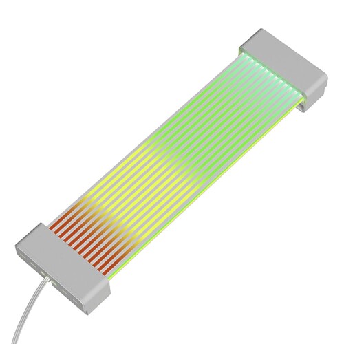 アイネックス ARGB LEDカバー 内部24ピン/3×8ピンケーブル用 RLD-STR24P 電源ケーブルに被せるタイプのARGB LEDです 対応ケーブル: メイン電源ケーブル (24ピン) PCI E VGA用ケーブル (8ピン) 3...