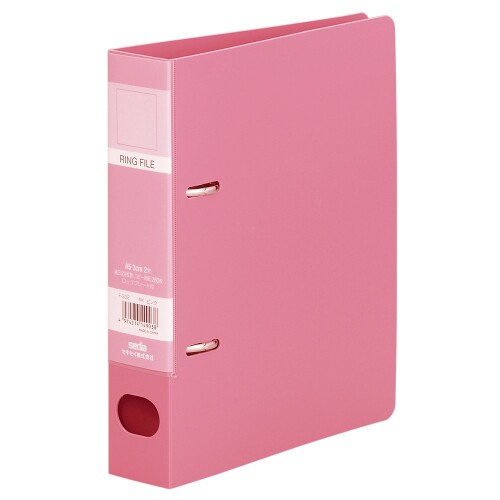 セキセイ(Sekisei) ロックリングファイル A5S ピンク F-332 サイズ/221×186×43mm 材質/PP 規格/A5サイズ 2穴 D型のリングで書類の端がキレイにそろってファイルできます 紙おさえ(ロックプレート)の使用で...