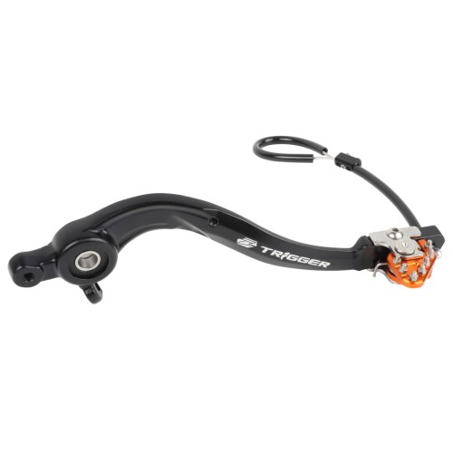ジータレーシング(ZETA RACING) KTM 125-500SX/SX-F/EXC-F/XC-F/XC-W トリガーブレーキペダル オレンジ ダートフリーク DIRTFREAK F6907 2段階のポジション選択と可倒式チップを装備し...