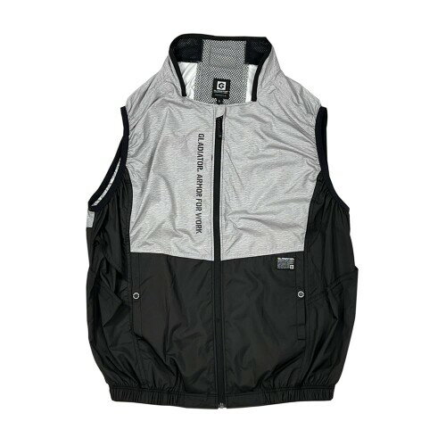 GLADIATOR×VOLTCOOL G-22429 ボルトクール ベスト 男女兼用 モクグレー 3XL 暑い夏を快適にするファンウェア『VOLTCOOL』シリーズ。 　別売りのバッテリーとファンをセットしてご使用ください。衿台メッシュ素材...