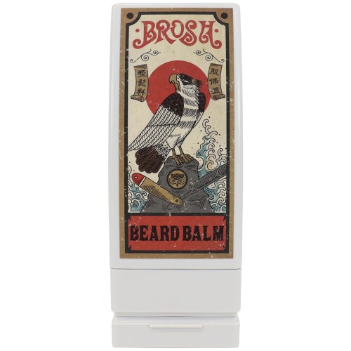 BROSH BEARD BALM 感と程良いホールド力でヒゲをデザイン。ホホバオイル・シアバター・チアシードオイル配合でヒゲや肌に自然なツヤとうるおいを与え、髭剃り後のアフターケアとしても使用可能。 商品紹介 感と程良いホールド力でヒゲをデ...