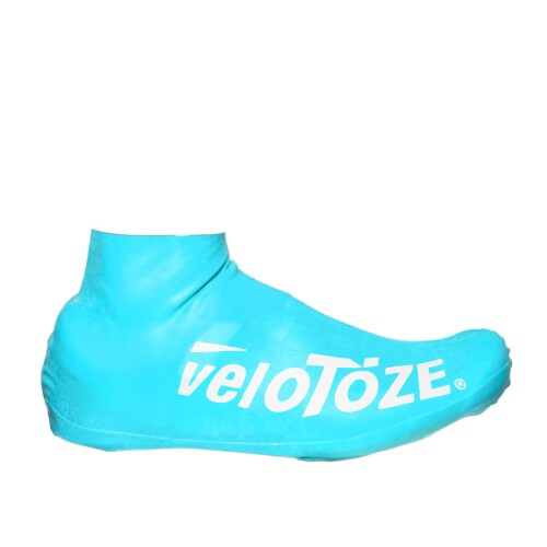 VeloToze ショート2.0 ロードサイクリングシューズ用シューズカバー(ブルー、S/M (EU 37-42.5)) 防水性:防水素材で靴を完全に覆うように設計されており、霧、霧、道路の飛沫をバイクシューズに寄せ付けません。 防風性:防...