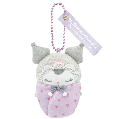 マイメロディ50th&クロミ20th クロミ おくるみマスコット 8203 212 (C)2024 SANRIO CO., LTD. APPROVAL NO. L650268 サイズ:高さ8.5-10.3cm/横幅7.4-9.8cm/奥行4...