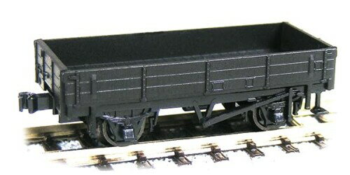 津川洋行 Nゲージ 木造貨車 無蓋車 ト1形 (初代・空制仕様) 鉄道模型 貨車 14086 ト1形 (初代・空制仕様)は木製3枚側板・総アオリ戸・自動連結器・空気ブレーキ仕様の車両を模型化しました。 製品はアオリ戸受け・解放てこ・床下ブレ...