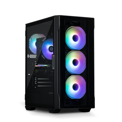 ZALMAN i3 NEO TG Black ミドルタワー型PCケース フロント強化ガラスパネル CS8681 CS8681 日本正規代理店製品 保証1年 フロントに強化ガラスを採用し、美しいRGBエフェクトを演出することができます。 厚さ...
