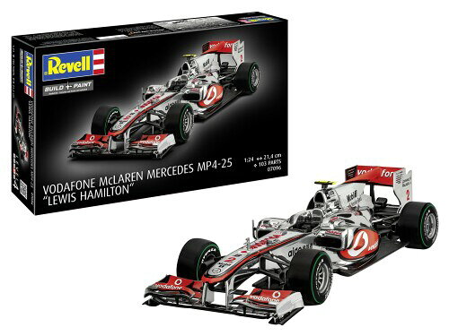 ドイツレベル ドイツレベル 1/24 マクラーレン・メルセデス MP4-25 L.ハミルトン R07096 プラモデル 組み立て、塗装が必要なプラモデル。別途、工具、塗料等が必要。 商品紹介 全長214mm。2010年度のバーレーン、カナダ...
