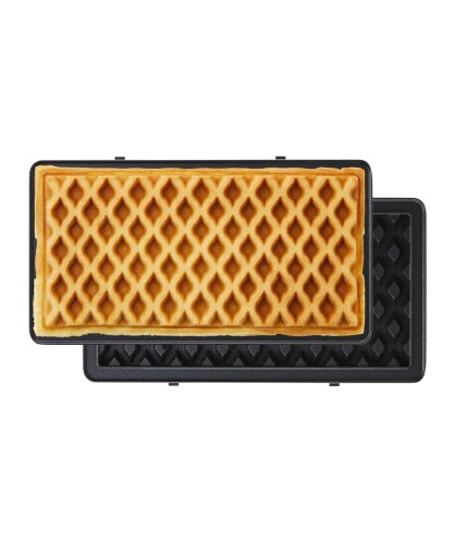 BRUNO ブルーノ グリルサンドメーカー ダブル用 ワッフルプレート BOE084-WAFFLE 大きなサイズで、生クリームやフルーツを重ねてケーキ風にしても、カットしてみんなでシェアしても。好みの大きさでアレンジが愉しめる、「BRUNO...