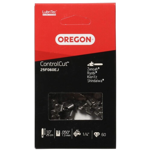 OREGON(オレゴン) チェーンソー 竹切りチェーン 25F-60EJ ピッチ:1/4" ゲージ:.050" コマ数:60 カッターの並び:フルカッター カッタータイプ:マイクロチゼル Oregon 25F060EJ 商品コード20080...
