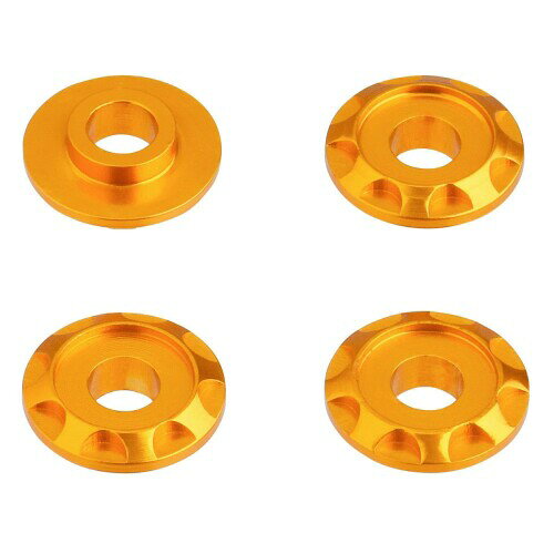 ディーアールシー(DRC) アルミスペーサー Type11 アルミ ゴールド M6/外径18mm 4pcsダートフリーク DIRTFREAK F7863(旧品番:D58-57-331) F7863と旧品番:D58-57-331は同一の商品に...