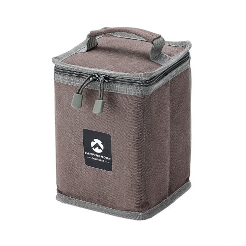 キャンピングムーン(CAMPING MOON) ランタン OD缶用 収納ボックス 帆布製 収納ケース 収納バッグ 折りたたみ 多機能 キャンプバッグ 高さ22cm以下対応 T-8-BC 使用寸法:長さ15.5cmx幅15.5cmx高さ23c...
