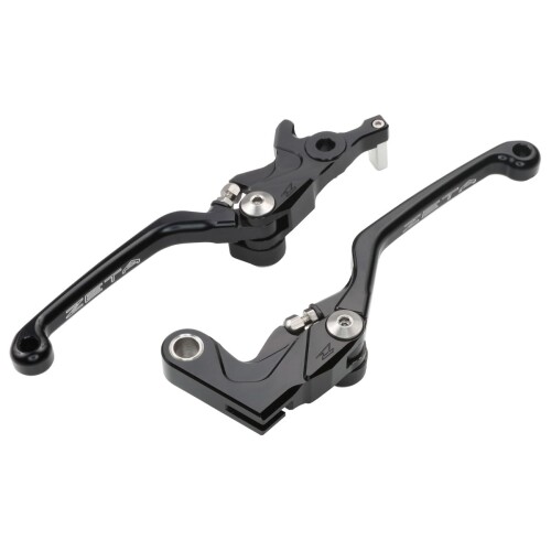ジータレーシング(ZETA RACING) CBR250RR '17-25 ピボット ストリート レバーセット ブラック 可倒式 高強度アルミ合金 無段階レバー位置調整 自動レバー復帰システム ダートフリーク Dirtfreak F5621...