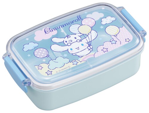 シナモロール ランチボックス PL 1R (仕切付) (C)2025 SANRIO CO., LTD. APPROVAL NO. L663004 サイズ:169×104×H58mm 素材:ポリプロピレン他 容量:500ml 『シナモロール』...