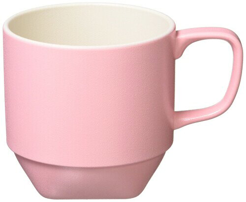 トラディションアコースティック PLAWARE 50's スタッキング マグカップ ピンク 320ml スタッキングできるマグカップは軽量で割れにくく、持ち運びや収納にも便利です。 [ファイ]84 x h81, 100g / 320ml 再...