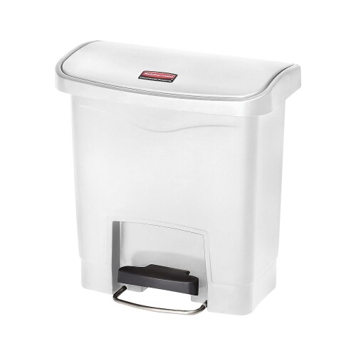 ラバーメイド フロントステップ Slim Jim ステップオンコンテ 白 15L 1883554 カラー:白 容量:15L フタに手を触れない衛生的な処理を実現。 ペダルを踏んでフタを開閉する設計により衛生的な廃棄物処理が可能。 商品コード...