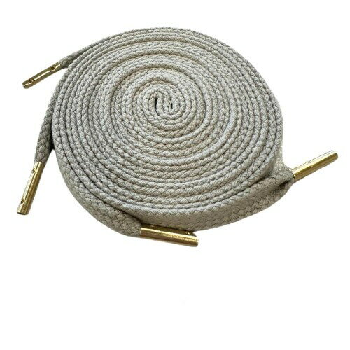 靴ひも 金属チップ メタルチップ 石目平 高級 ランクアップ シューレース スニーカー 120-150cm 石目金属チップ 金属チップ付のシューレース チップ部分:ゴールド、シルバー(金属)　重量(約):16g 本体サイズ(約):[1本]長...