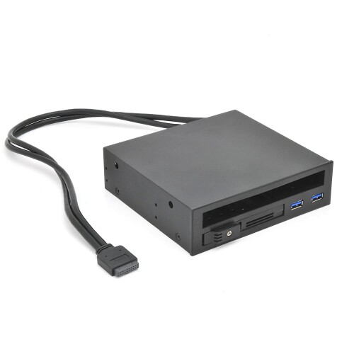 センチュリー 「iStarUSA 」マルチリムーバブルラックV2 Slimドライブ & 2.5 SATA & USB T-5K25TU-SA2_FP 製品内容:T-5K25TU-SA2本体、SATA電源ケーブル+アクセスLED用4ピン電源ケ...