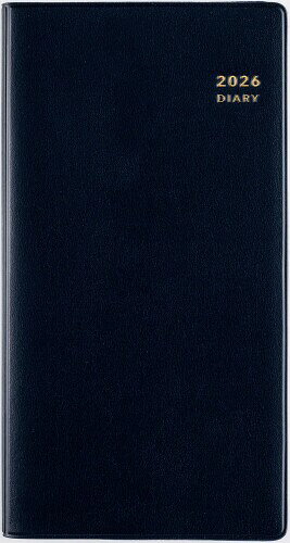 83 ニューダイアリー5 手帳 高橋書店 2026年版 ダークネイビー ウィークリー 手帳判 【商品詳細1】サイズ:幅9×高さ17.6cm　　【記入欄】月間ページ…ブロック式(平日重視の記入欄)週間ページ…レフト式　◇月曜始まり　　【掲載期...