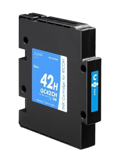 プレジール リコー GC42CH対応互換インク シアン PLE-RC42HC 残量表示対応 【種類】汎用インク 【対応メーカー】リコー 【カラー】シアン 【適合機種】SG5200 印字品質やインクの色味、印刷枚数といった最も重要な点を、プレ...