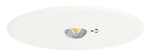 パナソニック(Panasonic) リニューアル用 天井埋込型 LED 非常用照明器具 昼白色 30分間タイプ 中天井用(〜6m) 自己点検スイッチ付 リモコン自己点検機能付 埋込穴[ファイ]200 NNFB93635C ホワイト 寸法:埋...
