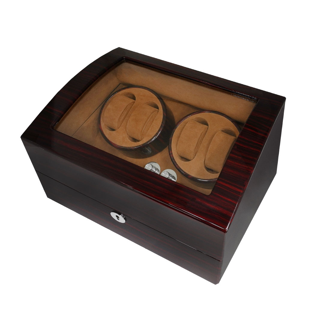 　商品説明 マブチモーターを使用したワインダー。 クッションを調整する事で小さめの腕時計にも対応します。回転数は4つのモードからお選びいただけます。 木目調のデザインが美しく、インテリアとしてもお楽しみいただけます。 商品スペック カラー ...