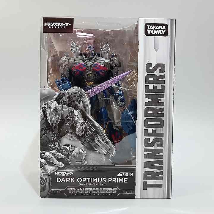 製品仕様 商品名 未開封 TAKARATOMY タカラトミー「トランスフォーマー/最後の騎士王」TLK-EX ダークオプティマスプライム フィギュア サイズ／寸法 箱サイズ約24×17.5×8cm 素材／材質 ABS、PA 色 — 付属品 ...