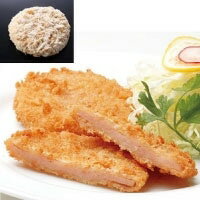 サクッとしたパン粉を付けましたベーシックなハムカツですサクッとしたパン粉を付けましたベーシックなハムカツです。 【規格・入数】・1ケース60個入り、1個80G・1個あたりの大きさ（mm）：96〜100×94〜97×19〜22程度【調理方法】...