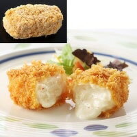 ベシャメルソースに、紅ズワイガニの旨みをとけ込ませたクリームコロッケですなめらかな舌ざわりと口どけの良いベシャメルソースに、紅ズワイガニの旨みをとけ込ませたクリームコロッケです。バタールゥやワインでソースの味に深みとコクを出しています。 【...