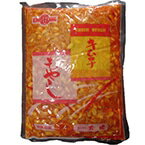 香辛料を効かせてキムチ風に仕上げました大豆もやしに唐辛子・香辛料を効かせてキムチ風に仕上げました。ビビンバやナムル、冷麺などの具材にお使いください。【規格】1ボール1kg